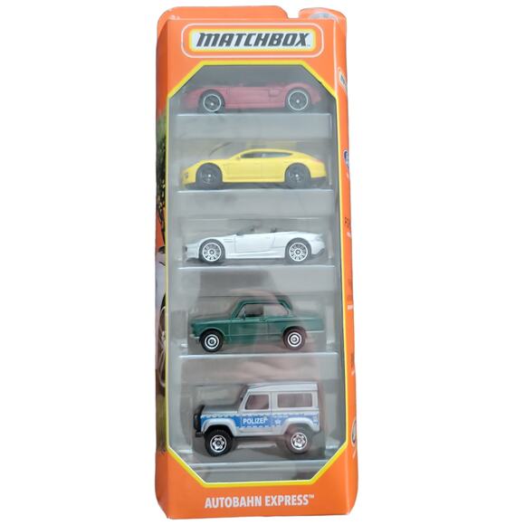 Mattel | Toys | Mattel Matchbox Autobahn Express 5 Pack Set New | Poshmark